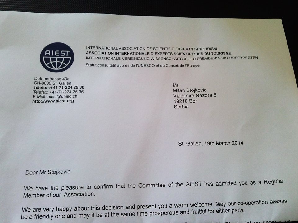 Kako sam postao deo najeminentnije organizacije eksperata za turizam u ...
